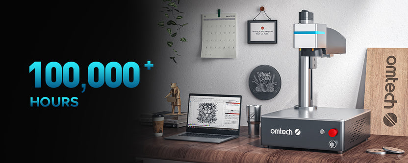 Galvo 50W Integrated Fiber Laser Engraver for Metal – OMTech