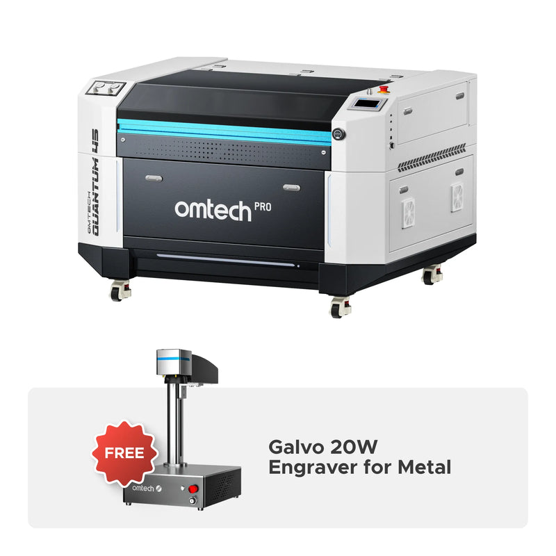 OMTech Pro Quantum 60W RF CO2 Laser Engraver and Cutter