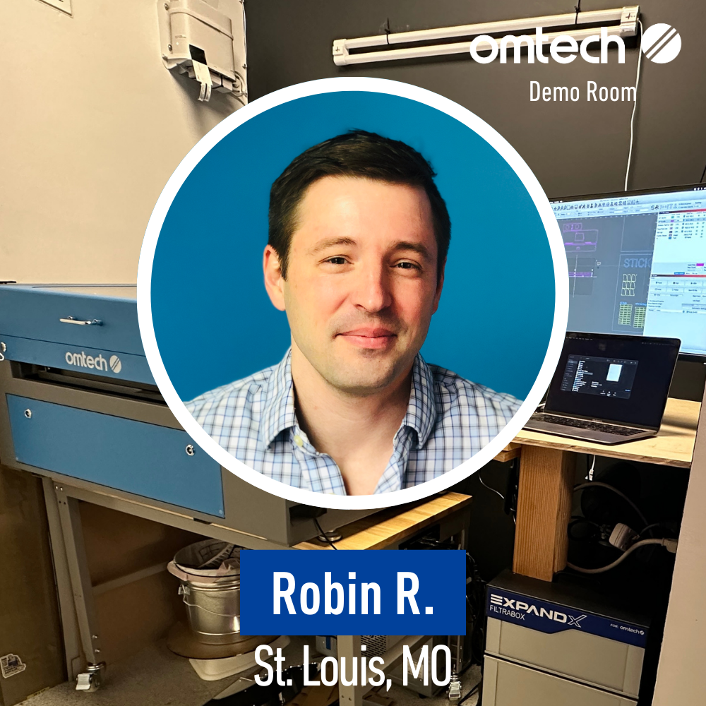 Laser Engraving in St. Louis, Missouri | Demo Room Host - Robin R. – OMTech