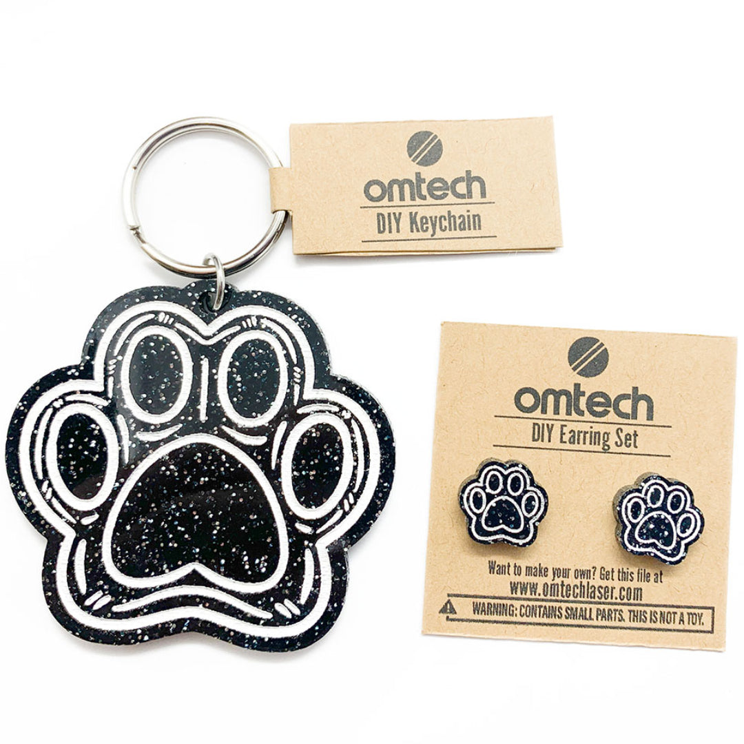 Paw Print Set - Laser Engraving Ideas – OMTech